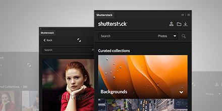 Plugin Adobe Creative Cloud® - Plugin immagini stock - Shutterstock