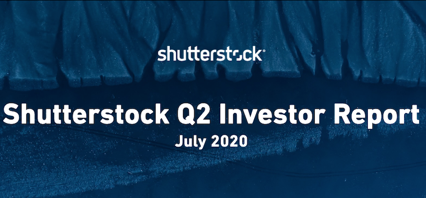 Shutterstock Reports Second Quarter 2020 Financial Results