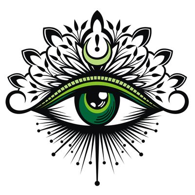 Peacock Decorative Eye Isolated Vector Exotic Stock Vector (Royalty ...