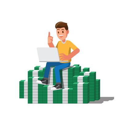 Businessman Character Office Set Vector Illustration Stock Vector ...