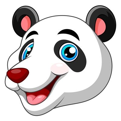 Kartun Panda Bergembira Mununjukan Jari Telunjuk Stock Vector (Royalty ...