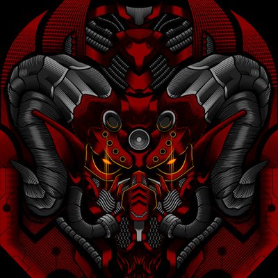 Voodo Skull Drawing Vector Illustration Skull Stock Vector (Royalty ...