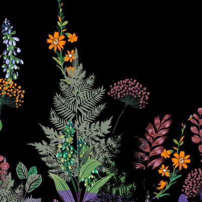 Digital Textile Design Complete Theme Beautiful Stock Illustration ...