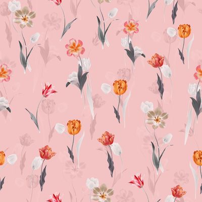 Butti Pattern Seamless Digital Designwatercolor Textile Stock ...