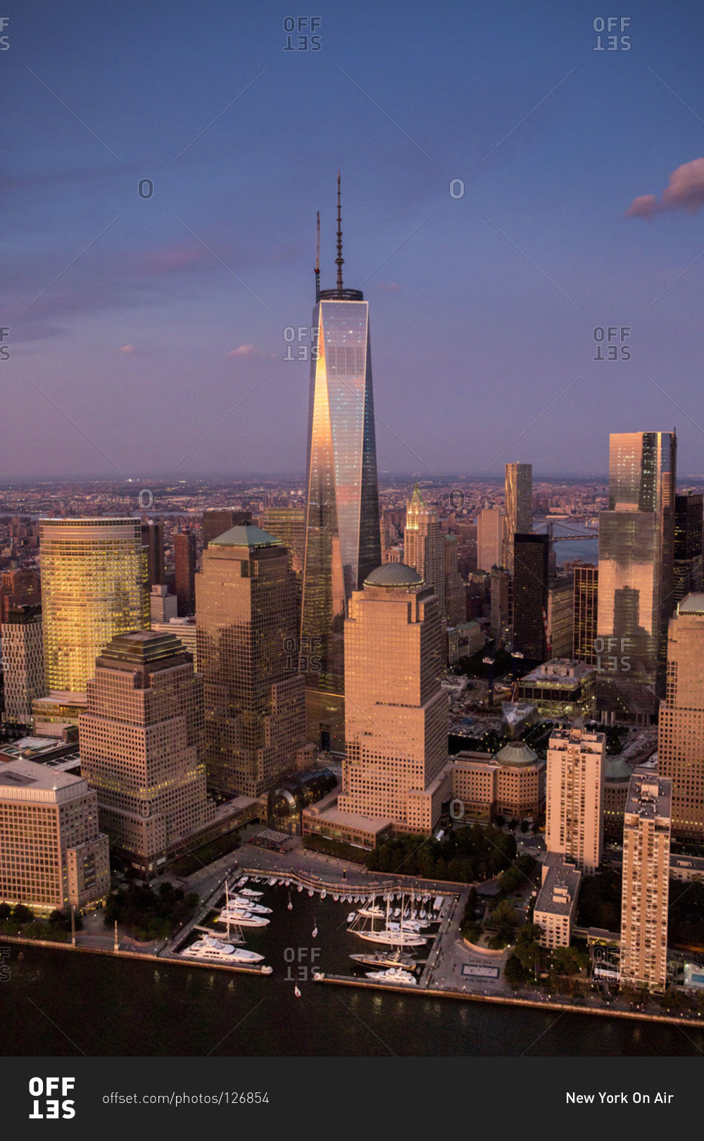 The One World Trade Center in Manhattan, New York City, USA - Stock ...