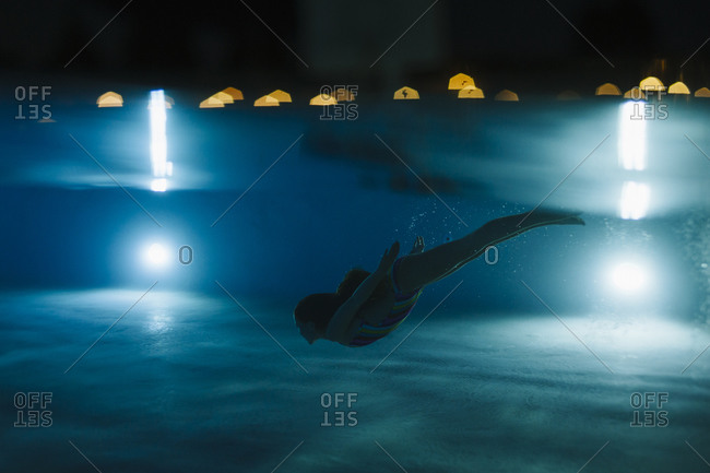 Swimming At Night