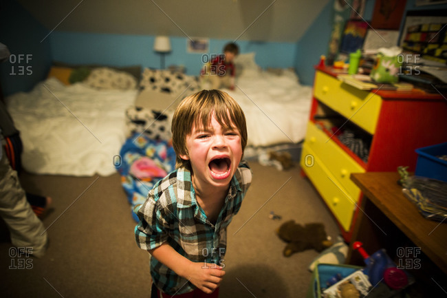 Crying Alone On The Bedroom Floor