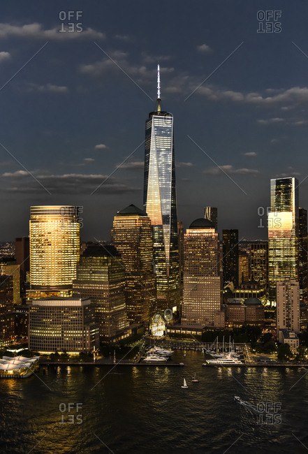 Freedom Tower At Night