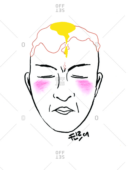 Cracked Egg With Face
