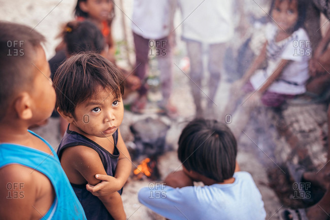 Happy Filipino Street Children