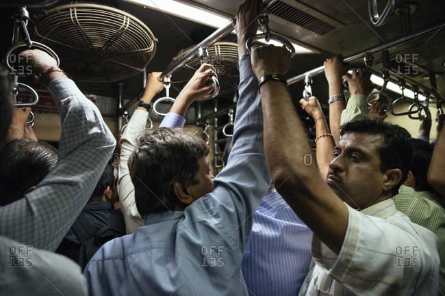 Indian Train Crowd