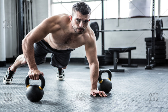 Fitness Men Working Out