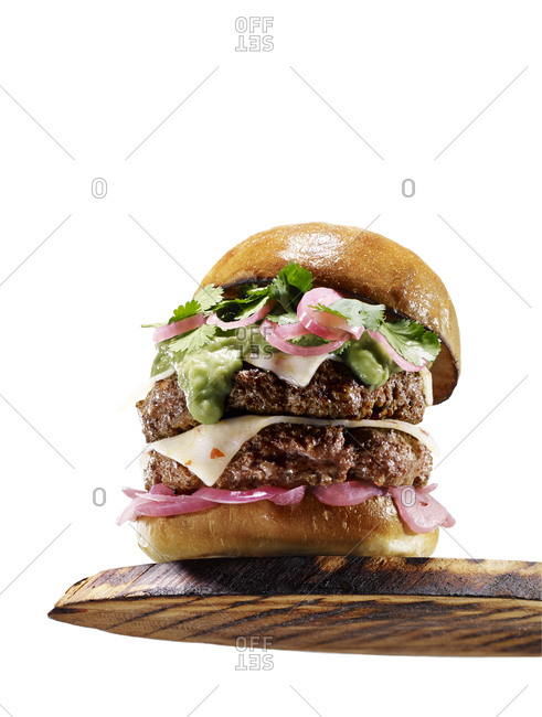burger layers stock photos - OFFSET