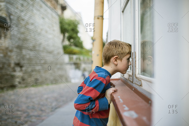 Window Looking In To House