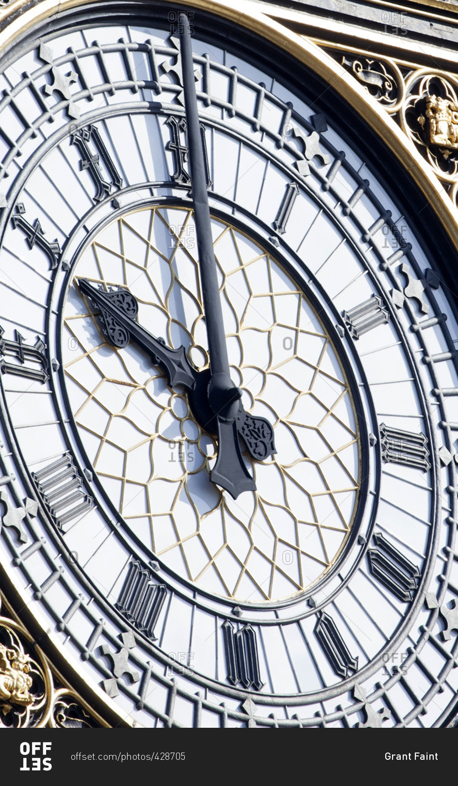Big Ben Clock Face Numerals