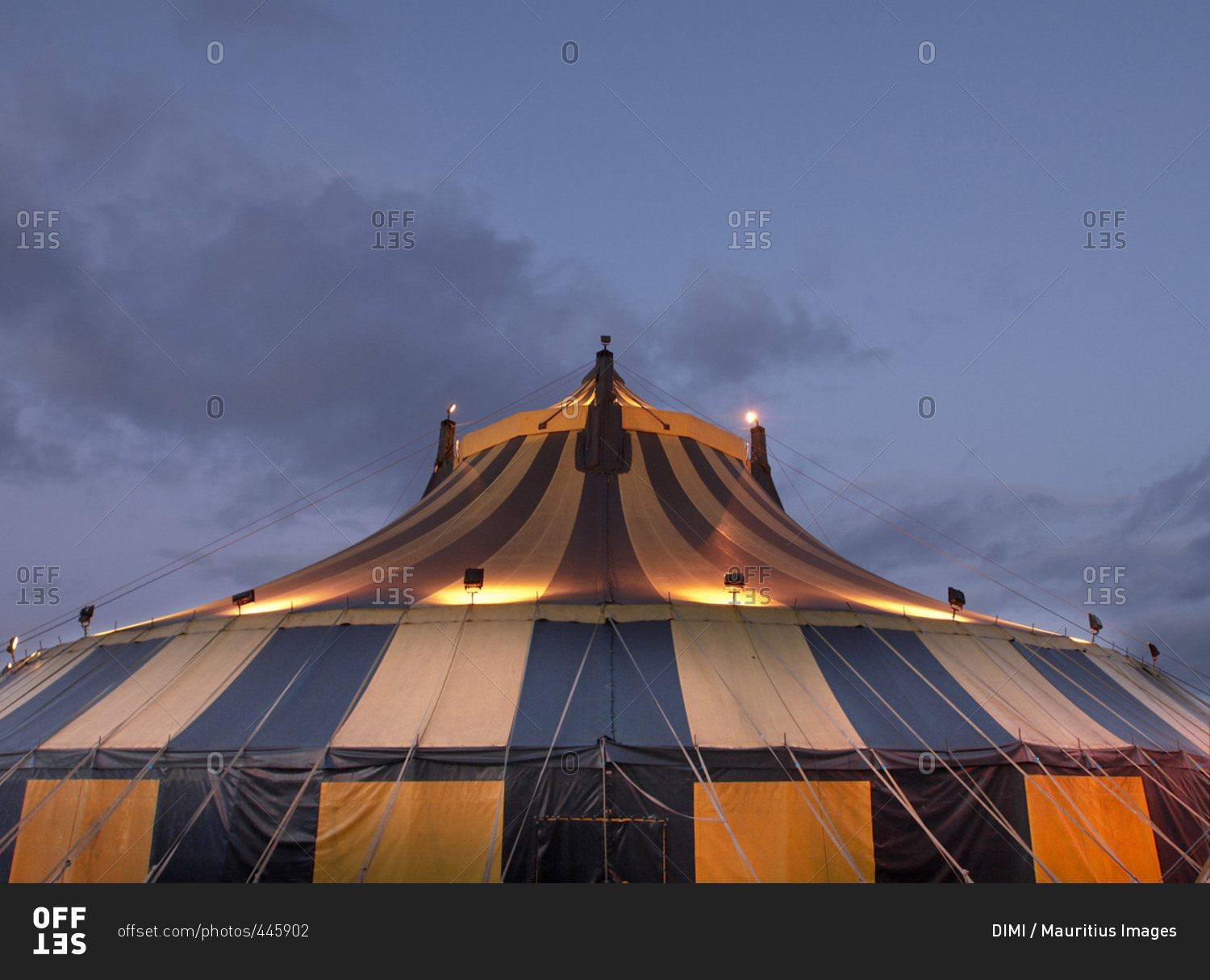 Circus tent stock photo - OFFSET