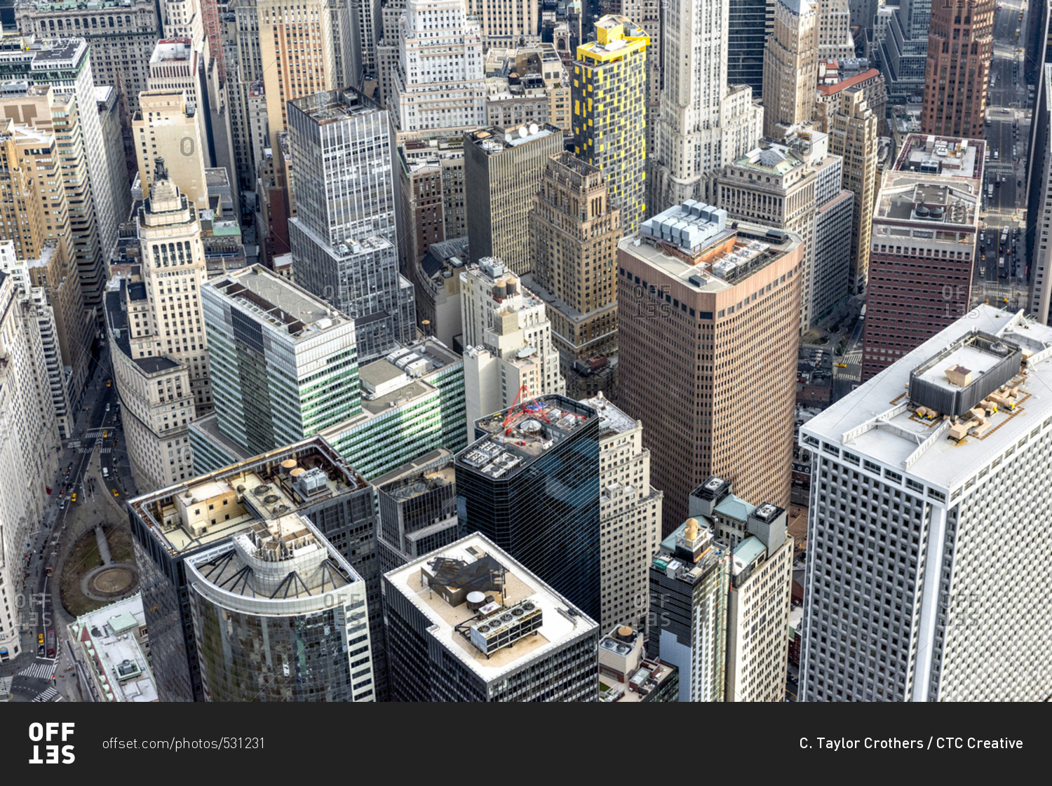 New York City Buildings Close Up