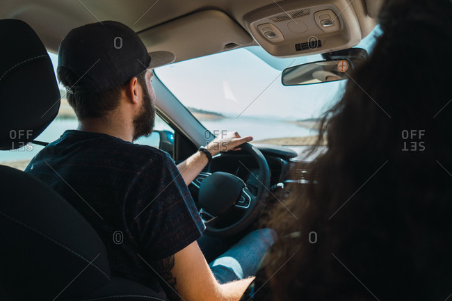 Inside Car View Driving