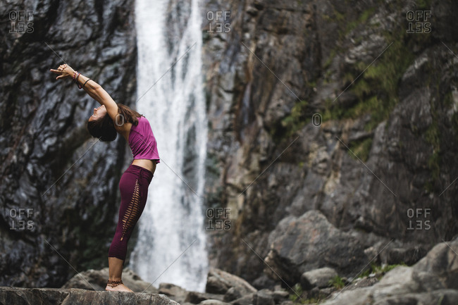 Waterfall Yoga Pose