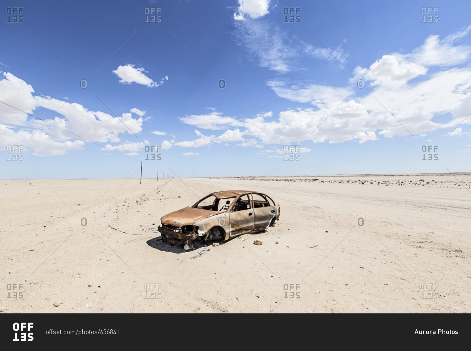 Abandoned Cars In Desert