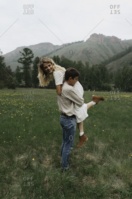 Carrying A Girl On Your Shoulder