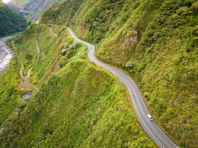 Steep Hill Side View