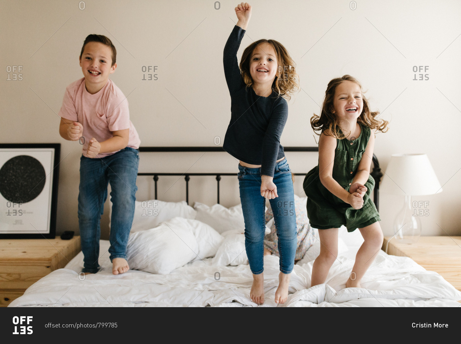 Little Kids Jumping