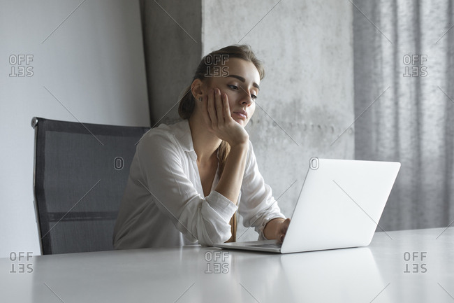 Bored Person Computer