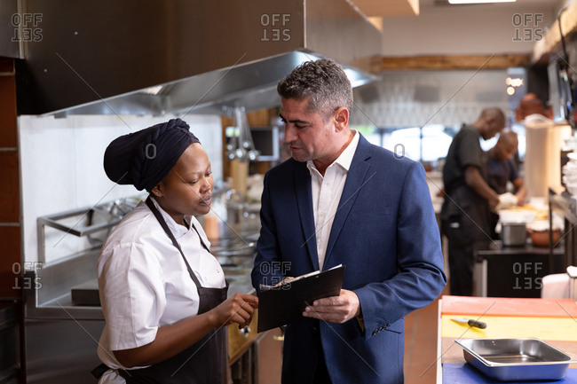 Female Restaurant Manager