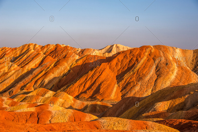 Zhangye Danxia Landform Map