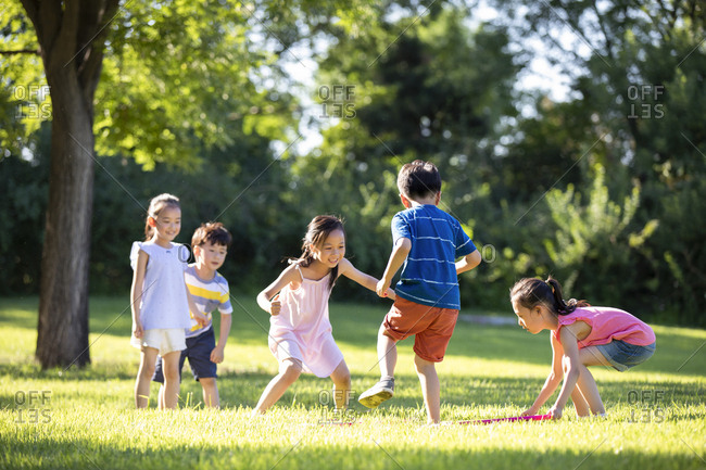 Child Excited Playing