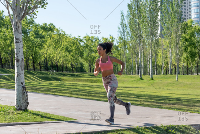 People Running In Park