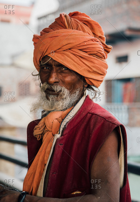 Man In A Red Turban