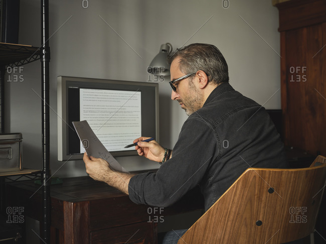 Person Searching The Internet