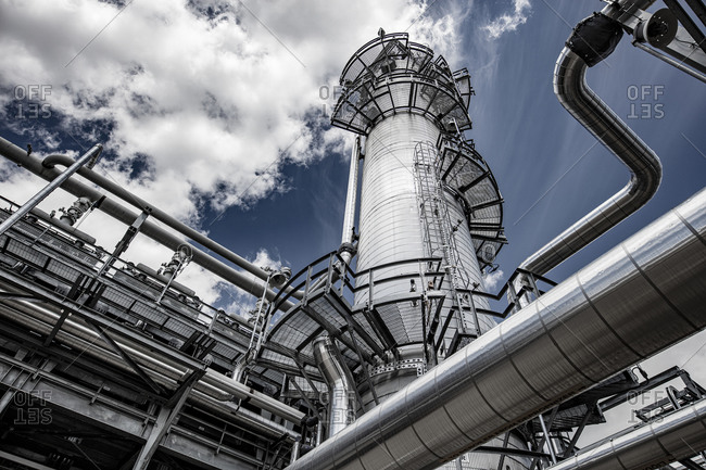 Natural Gas Pipeline Stock Photo