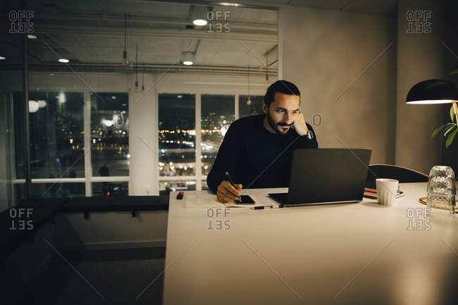 Hard Working Businessman