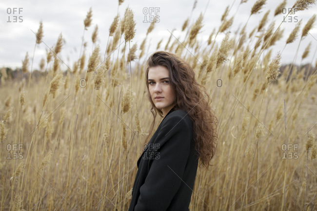 Girl Looking Back Sad