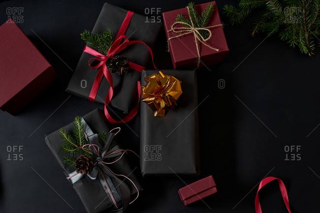 Christmas Gift Box Black