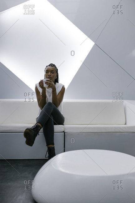 Modern White Hotel Lobby