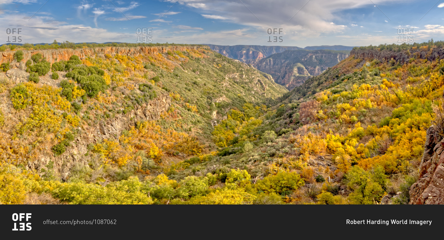 Sycamore Canyon viewed from the west side of Sycamore Point near ...