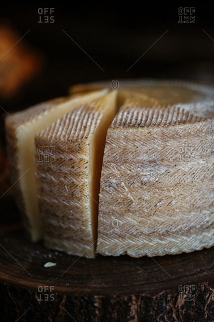 Round Block Of Cheese