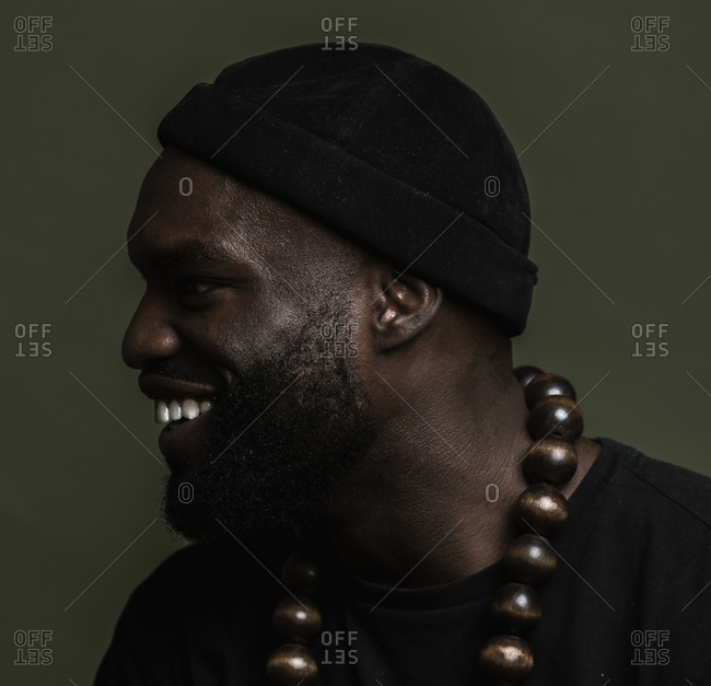 African Man Face Profile