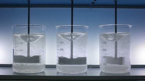 Flocculation Experiment Precipitation Mixing Reagent Laboratory Stock ...