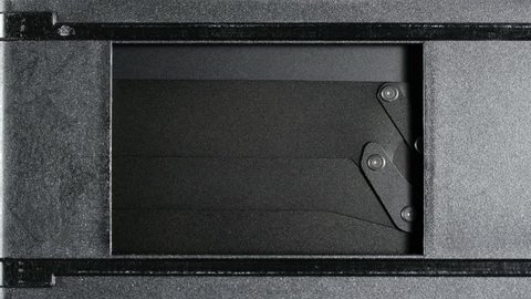 Closeup 35mm Camera Curtain Shutter Released Stock Footage Video (100% ...