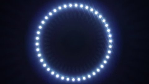 Strip Led Lights Pulsating Different Colors Stock Footage Video (100% ...