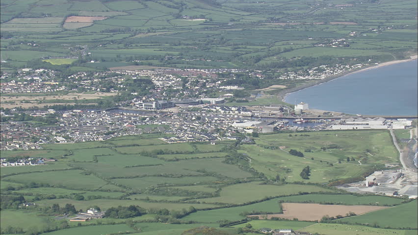 Aerial Ireland-arklow 2006: Arklow Stock Footage Video (100% Royalty ...