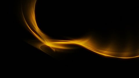 Golden Rotational Motion Flowing Energy Dynamic Stock Footage Video ...