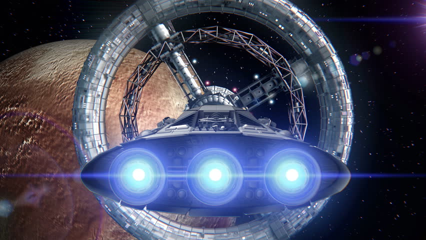 alien mothership near earth futuristic fantasy Stock Footage Video (100 ...