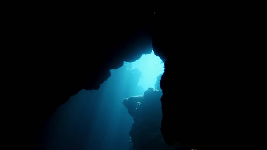 submarine cave miyakojima Stock Footage Video (100% Royalty-free ...