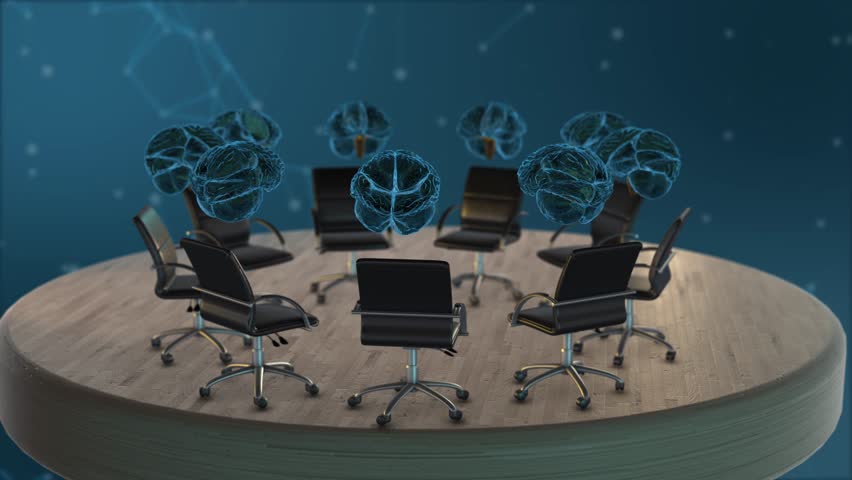 Brainstorm Idea Concept 3d Rendering Stock Footage Video (100% Royalty ...